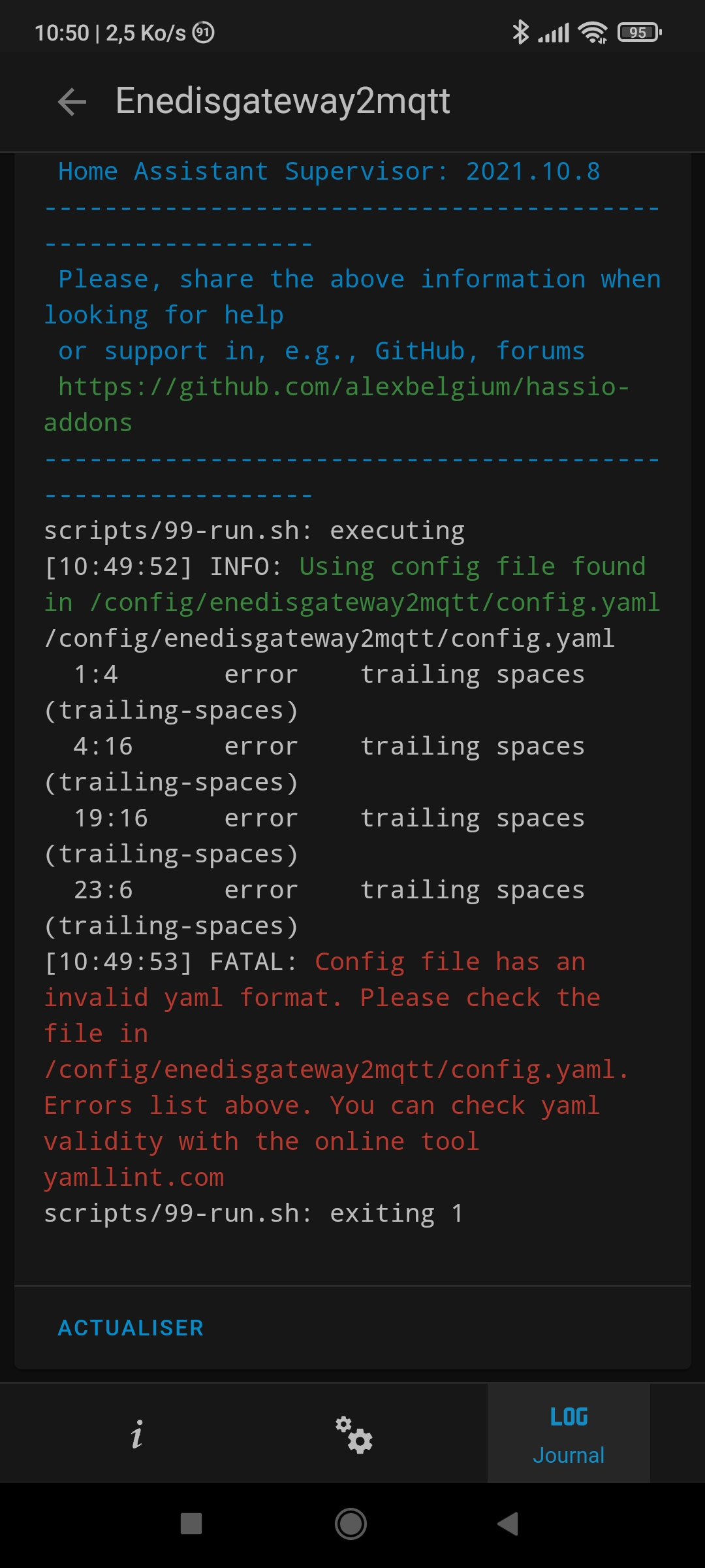 EHELP] - erreur yaml · Issue #70 · MyElectricalData/myelectricaldata_import · GitHub