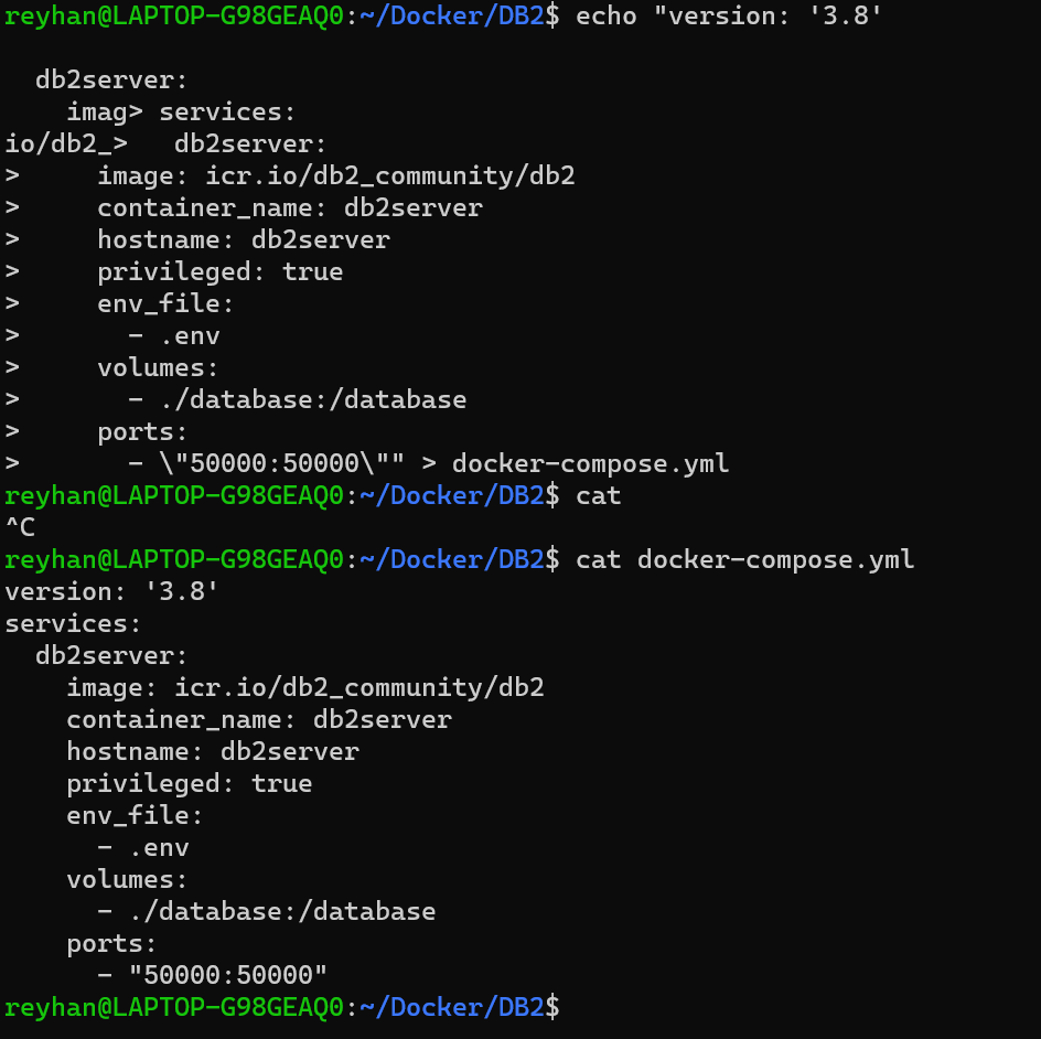 Instalasi IBM DB2 dengan Menggunakan Docker Container · GitHub