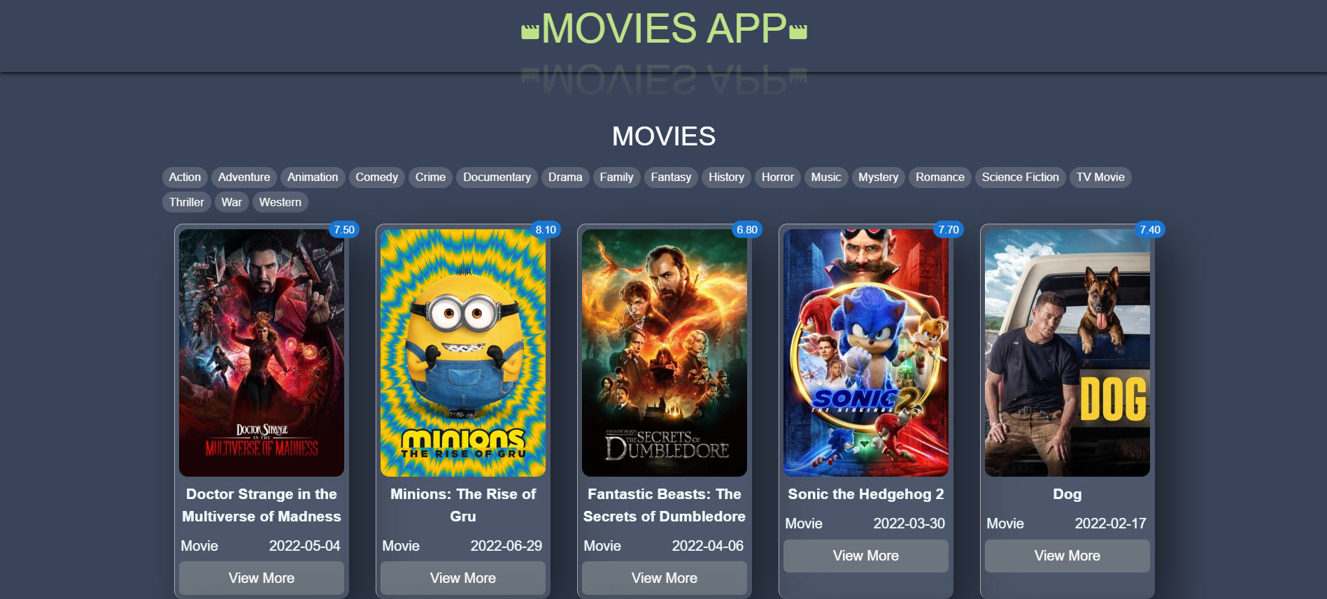 GitHub - tushar1003/movies-app