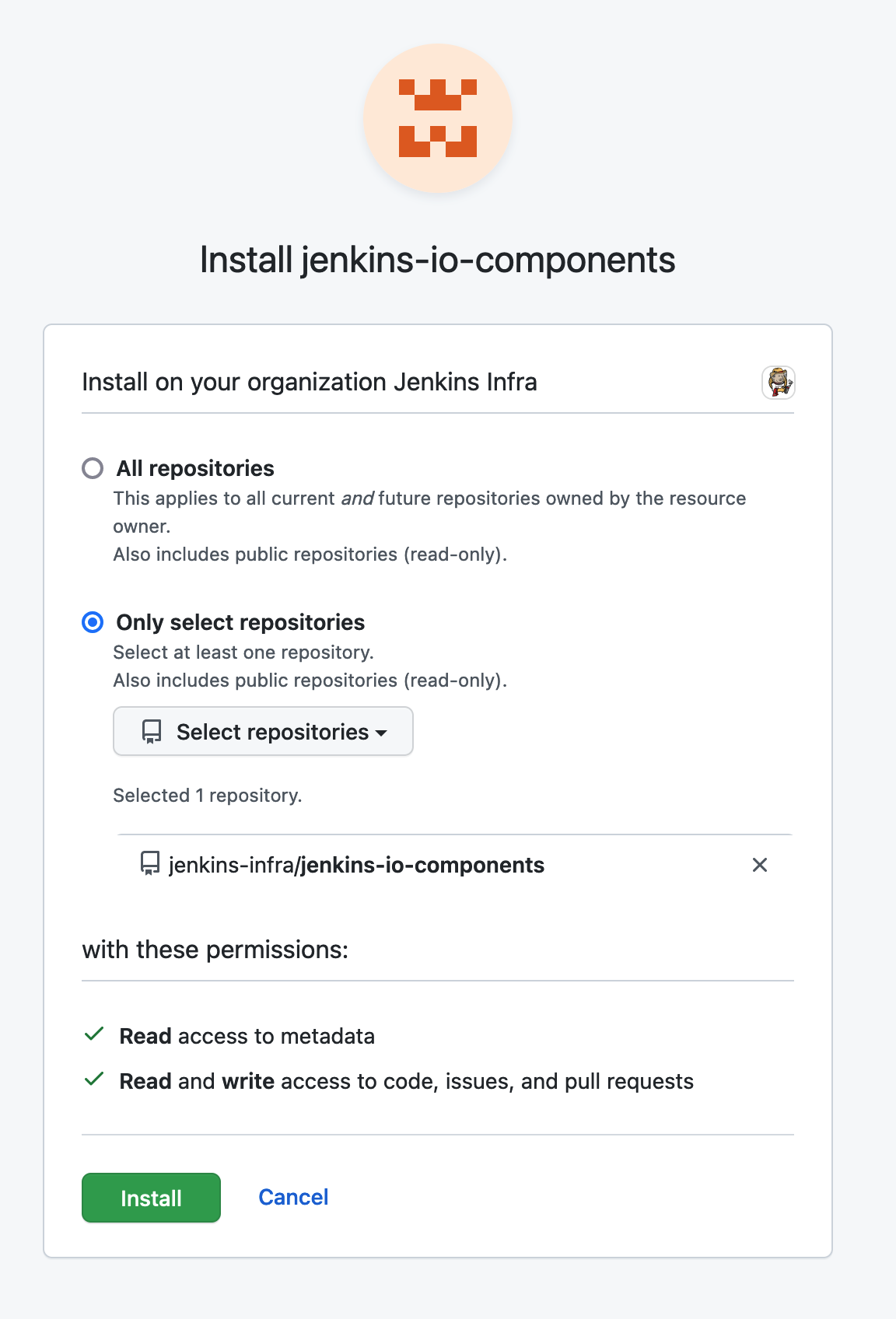Add `jenkins Infrajenkins Io Components` · Issue 3340 