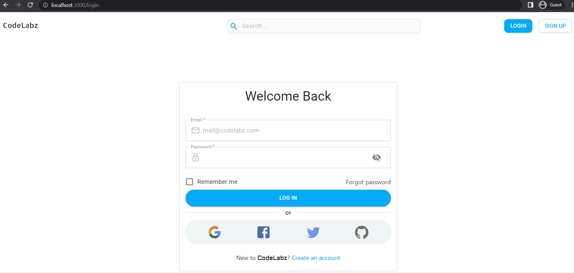 Autofocus On Email Input · Issue 584 · Scorelab Codelabz · Github