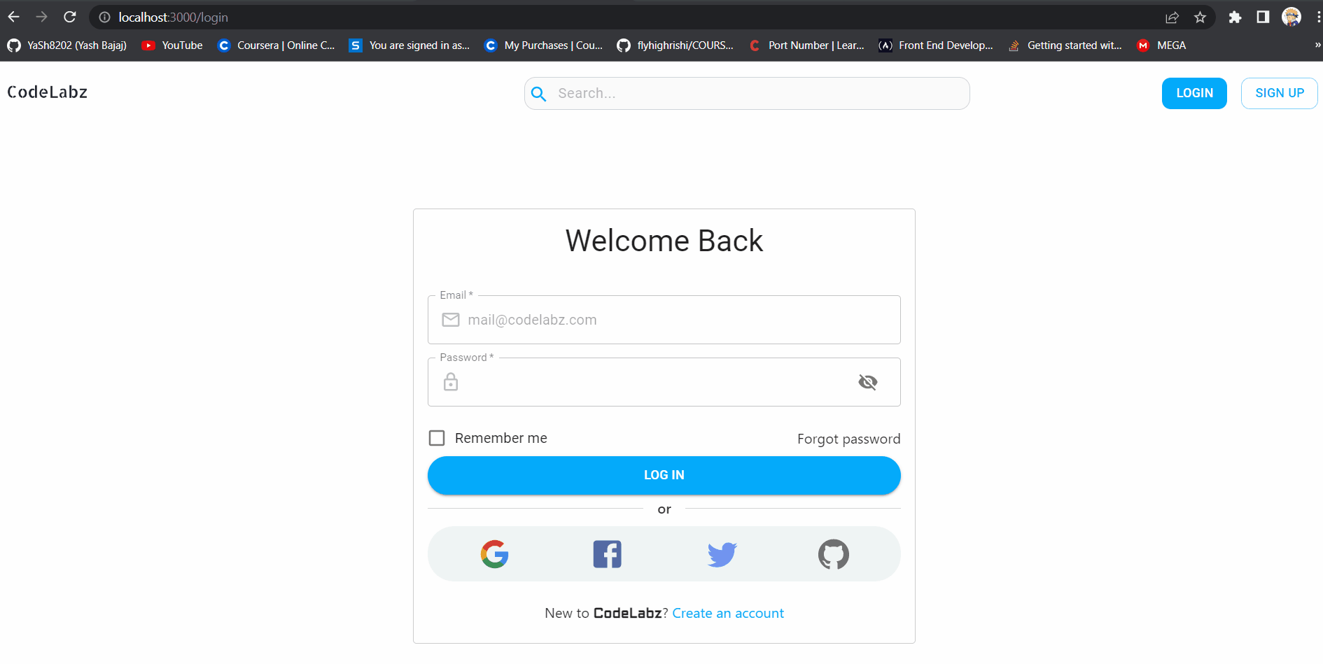 Autofocus On Email Input · Issue 584 · Scorelab Codelabz · Github