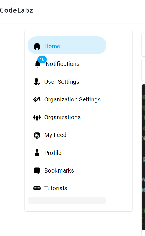 Last Sidebar Item Should Not Be Empty · Issue #624 · scorelab/Codelabz · GitHub