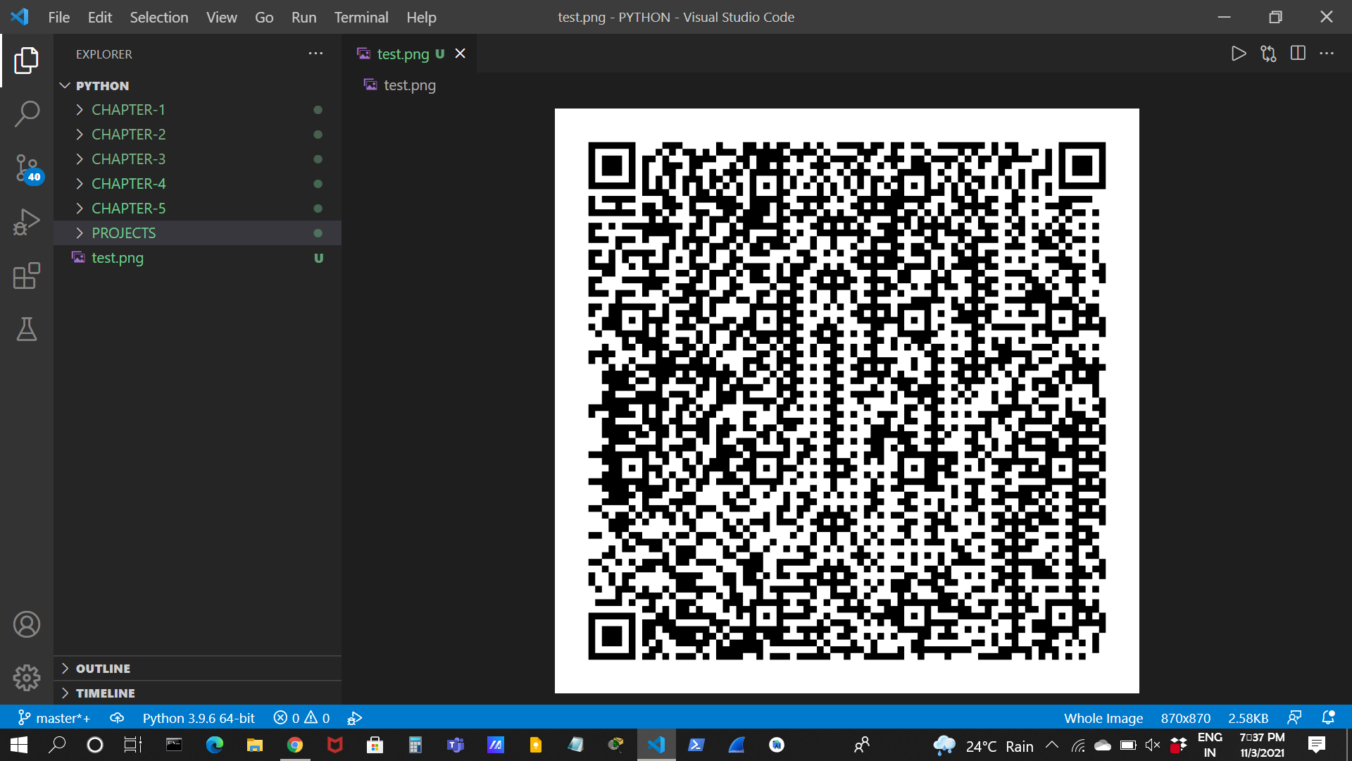 GitHub - rohanmuthanna/QRCodeGenerator: QRCodeGenerator is built via VS Code using the Python ...