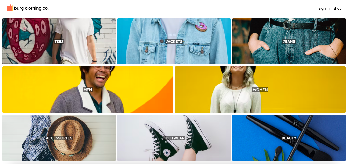 GitHub - tanvi-khosla/BurgClothingCo-Ecommerce-Webapp: Ecommerce ...