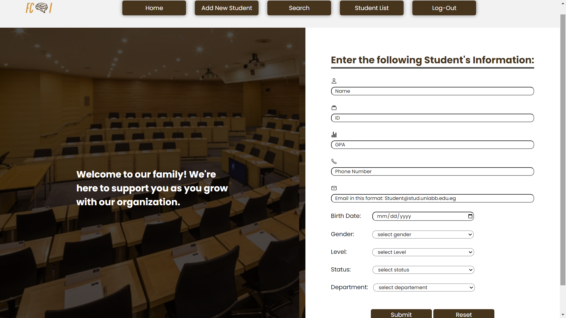 GitHub - shroukheshmat1/StudentAffairs