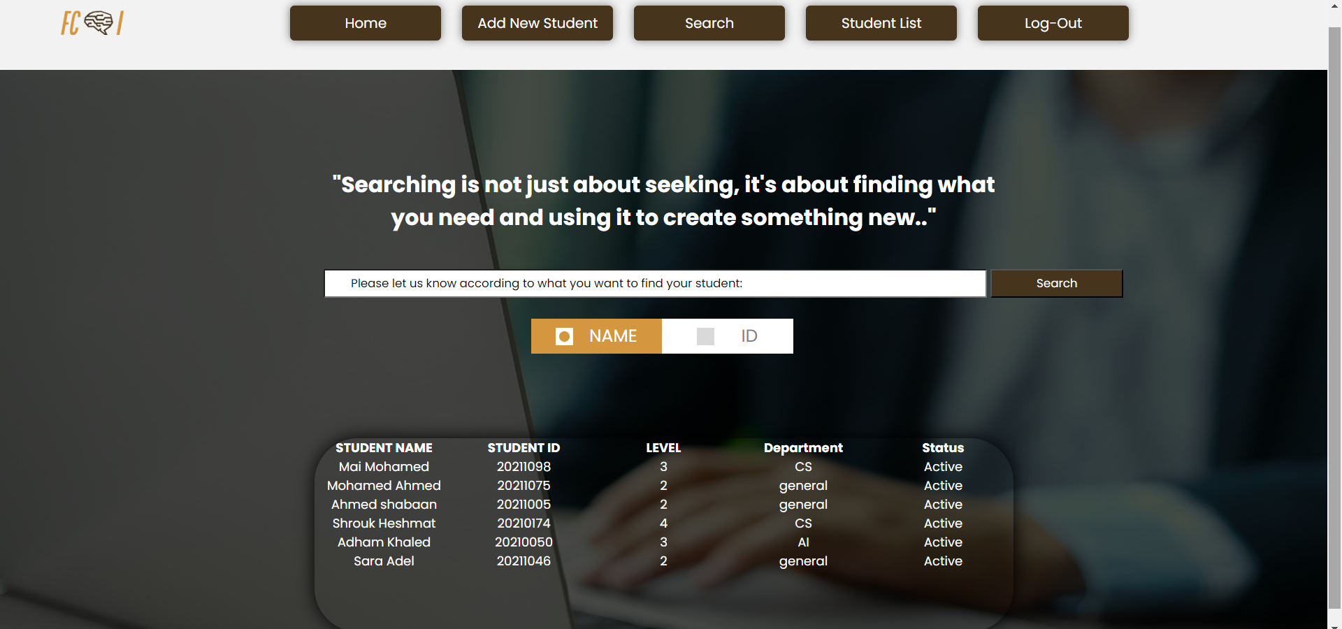 GitHub - shroukheshmat1/StudentAffairs