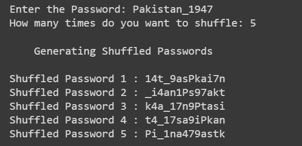 GitHub - Haseeeb21/Random-Password-Generator-and-Shuffler: Allows user ...