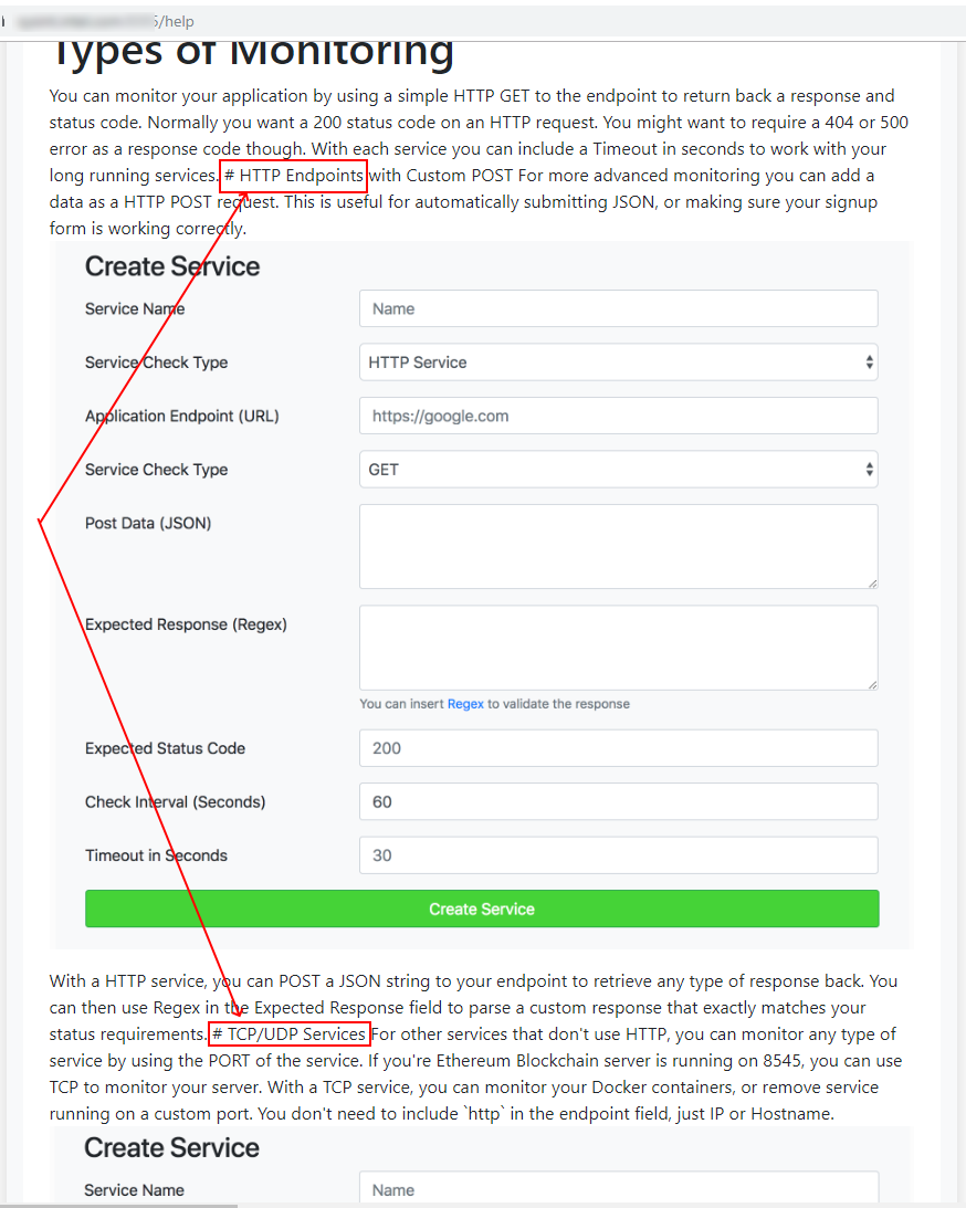 Help formatting is not correct · Issue #297 · statping/statping · GitHub