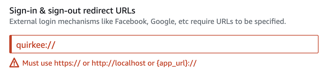 【amplify studio】How to setup Sign-in & sign-out redirect URLs as a app url? · Issue #449 · aws ...