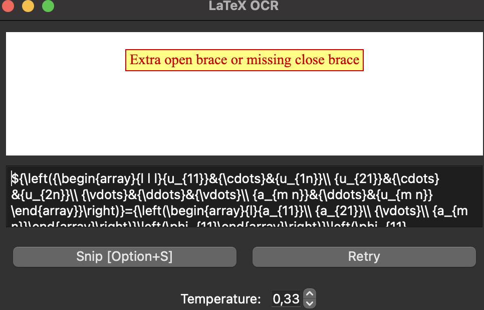 Poor performance with tensor equation & complex matrices · Issue #199 · lukas-blecher/LaTeX-OCR ...