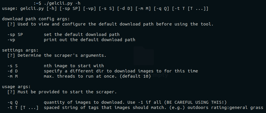 GitHub - matthew-lucos/gelcli: CLI-based image scraper for an image board.