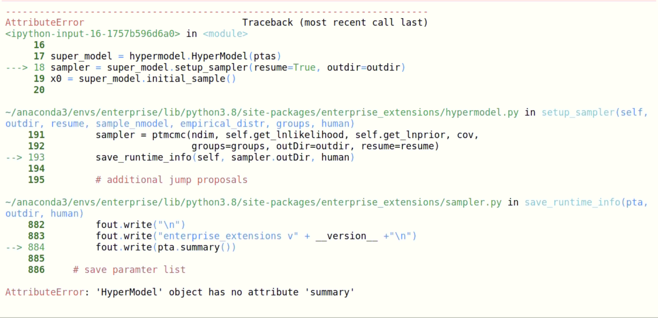 hypermodel issue with using save.runtime.info function · Issue #142 · nanograv/enterprise ...