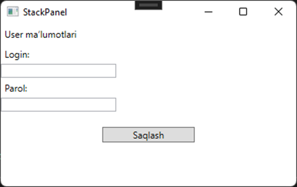 StackPanel - .NET Uzbekistan