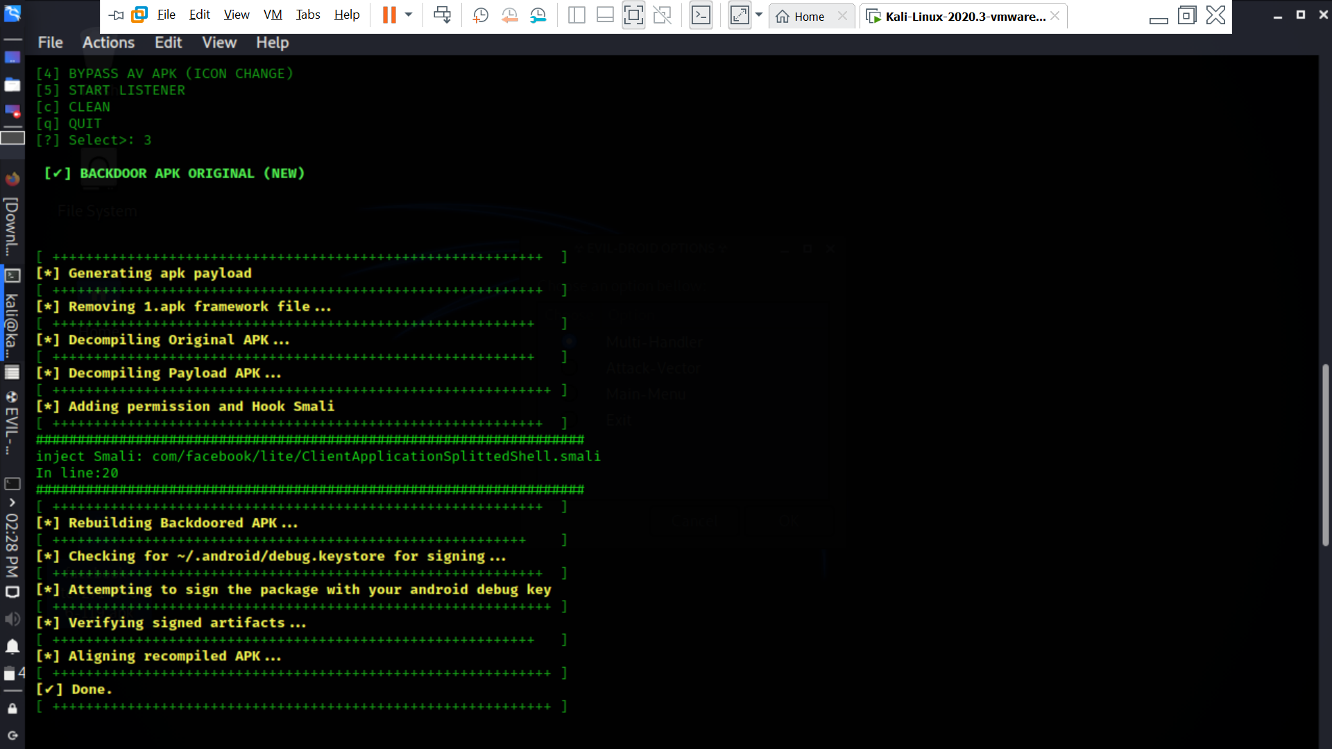 Failed to verify signed artifacts · Issue #5 · M4sc3r4n0/Evil-Droid · GitHub