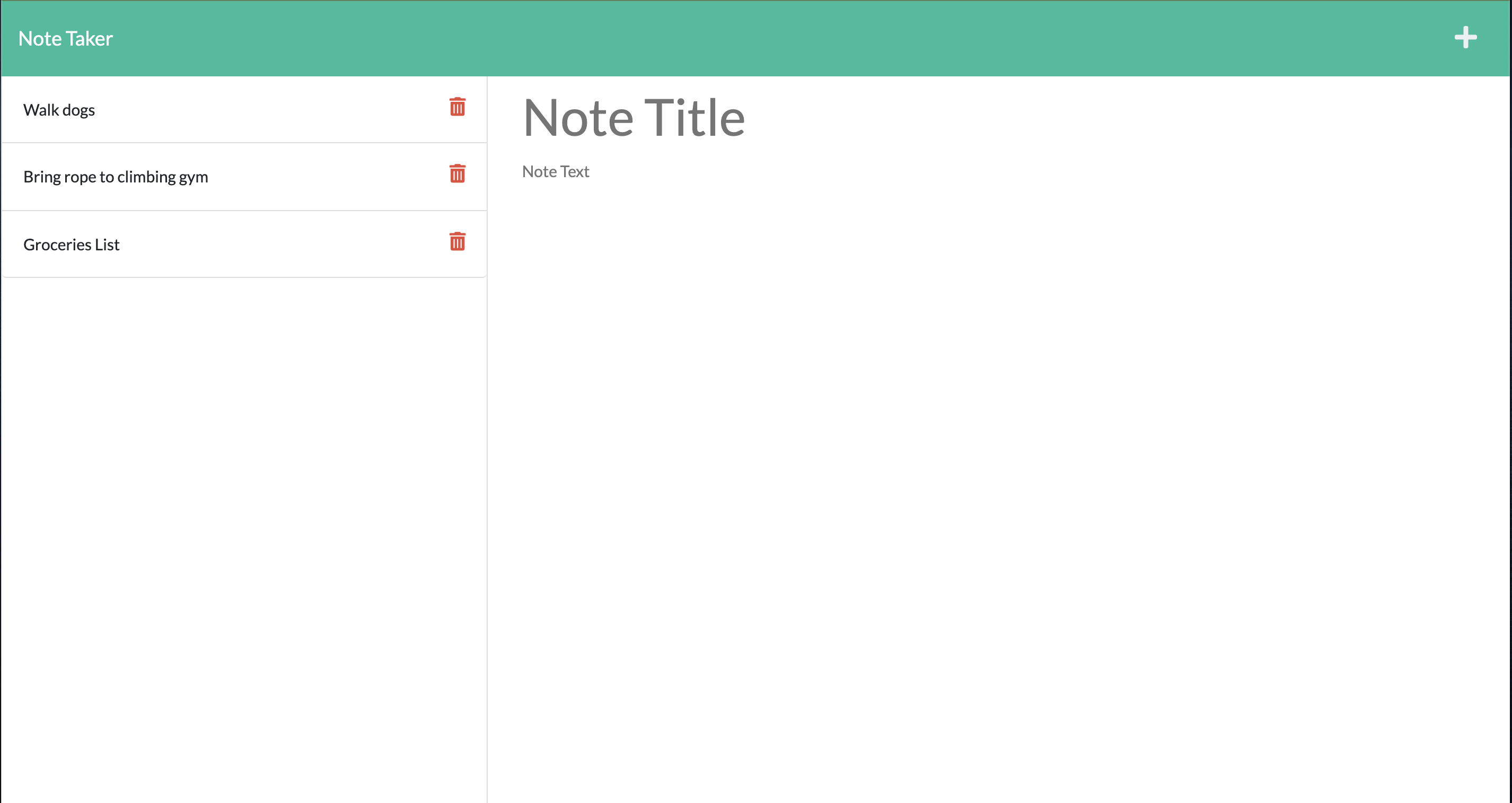 GitHub - berkforbes/Note-Taker