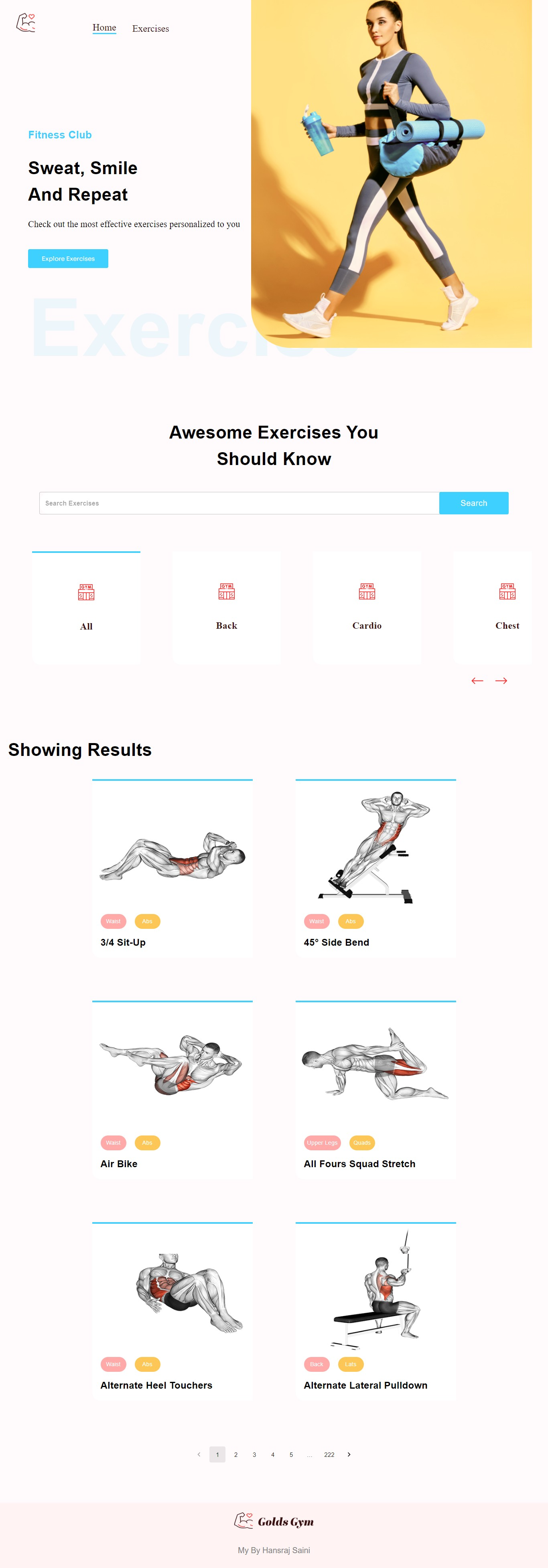 GitHub - Hansraj8149/GymExercises: Exercise web application creating ...