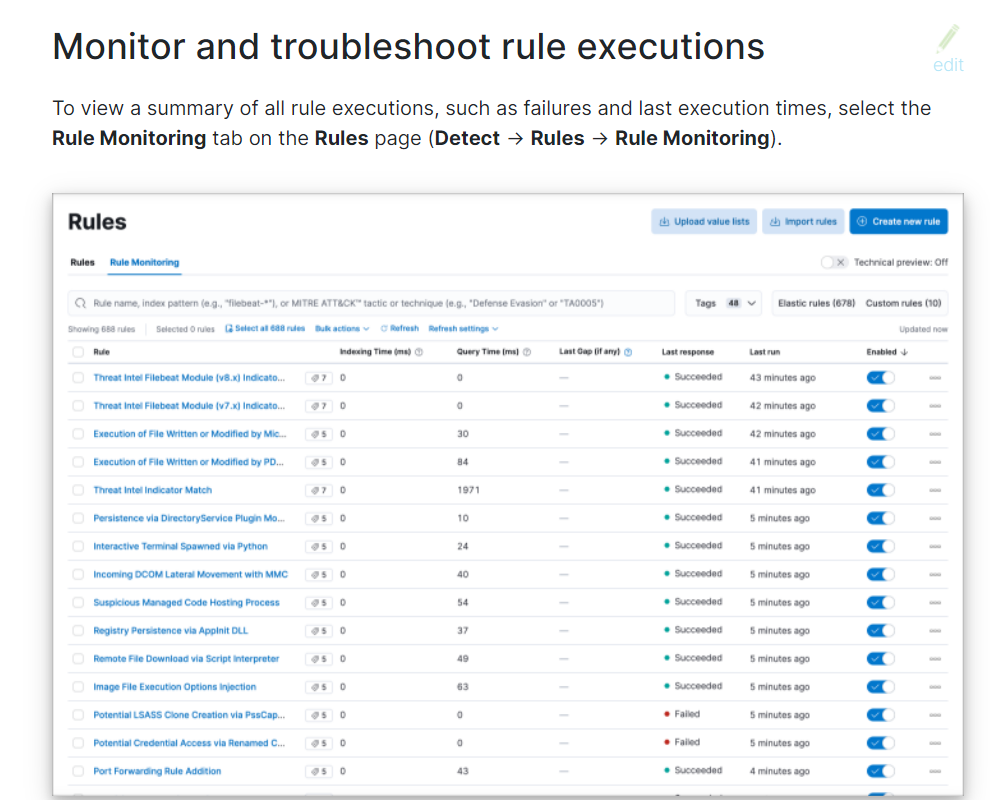 [BUG] Old Search bar for Rule and Rule Monitoring page · Issue #1876 · elastic/security-docs ...