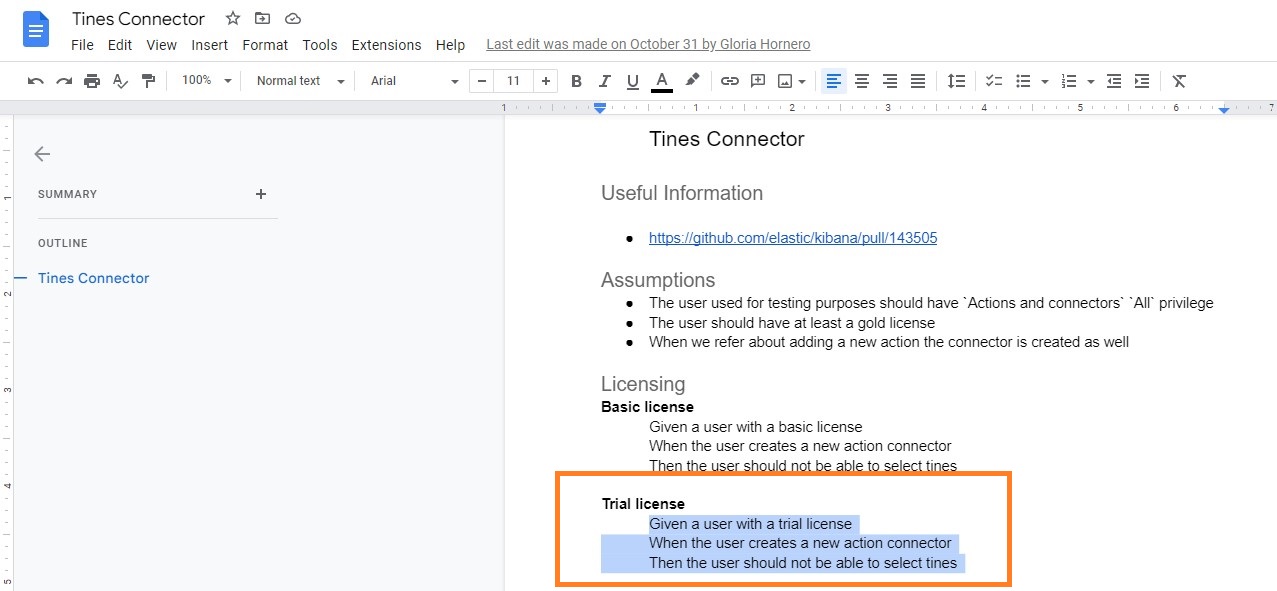 [Security Solution] User is able to select Tines connector with a Trial License. · Issue #145321 ...