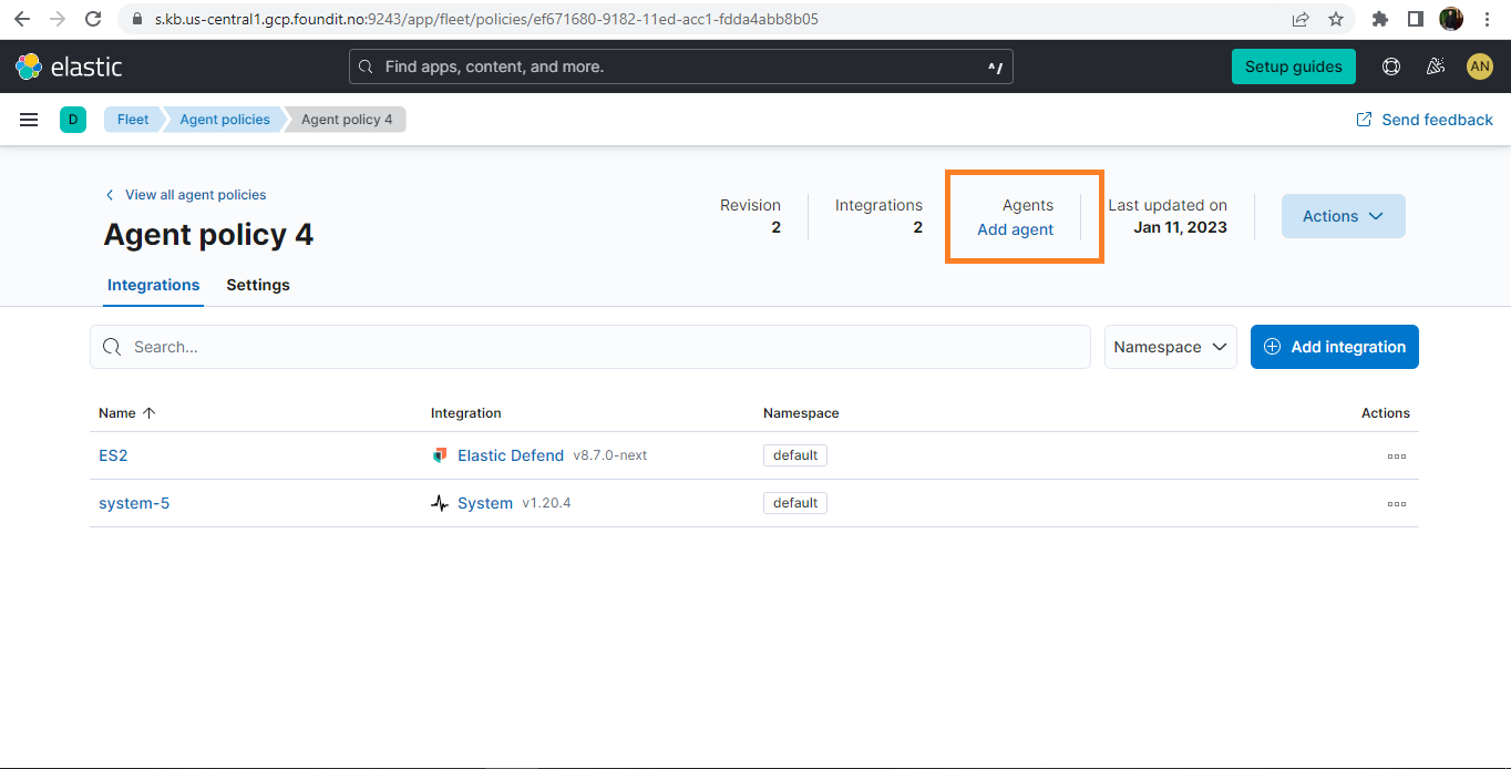 Security Defend Workflow Error Is Coming While Adding Elastic Defend Integration In The Agent 2348