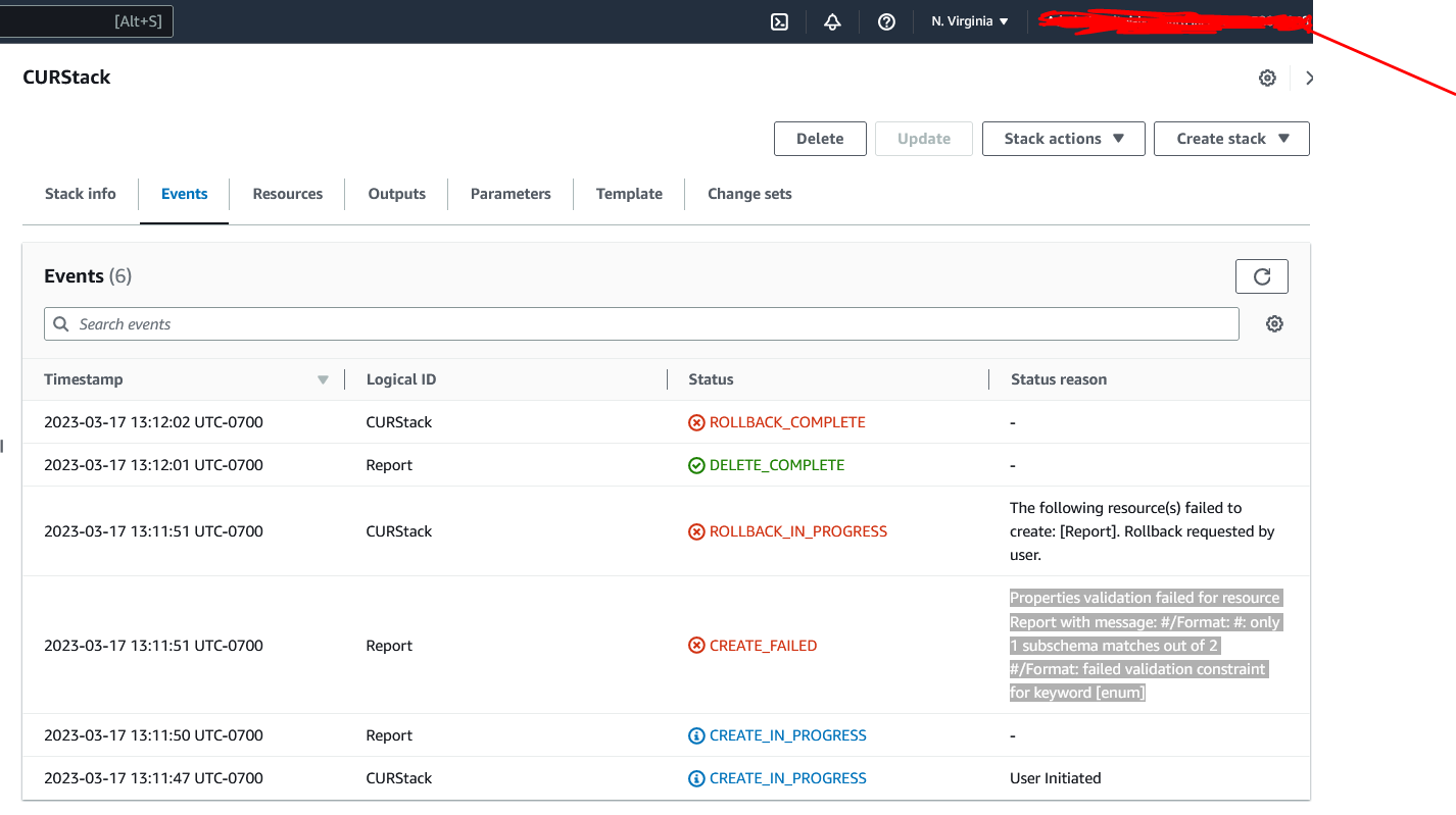 AWS::CUR::ReportDefinition Not Actually Available even though it's Publicized · Issue #1565 ...