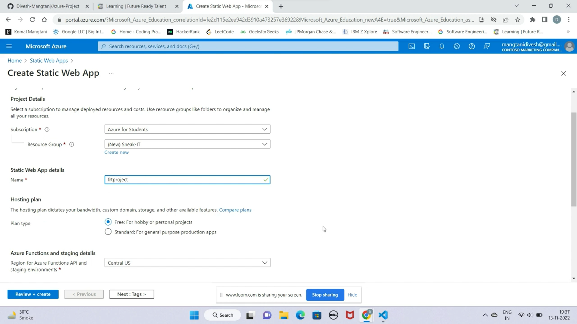 GitHub - Divesh-Mangtani/Azure-Project