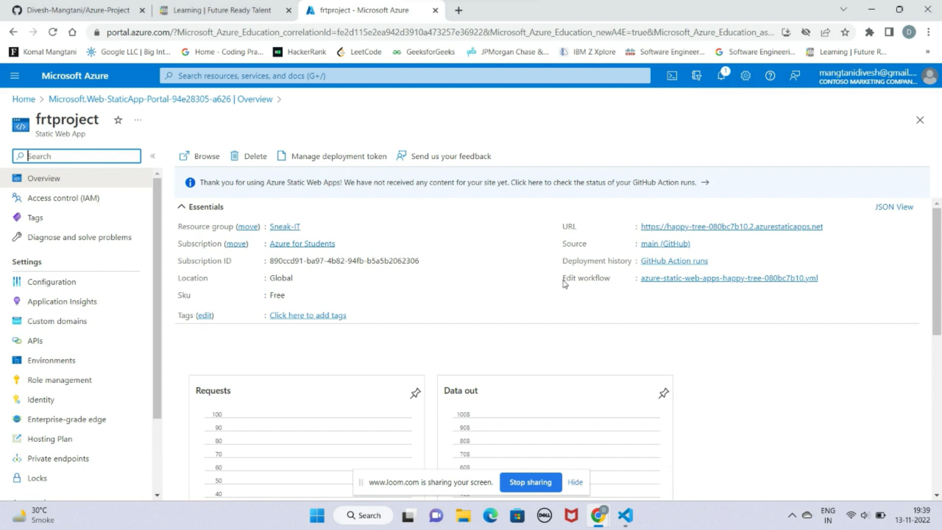 GitHub - Divesh-Mangtani/Azure-Project