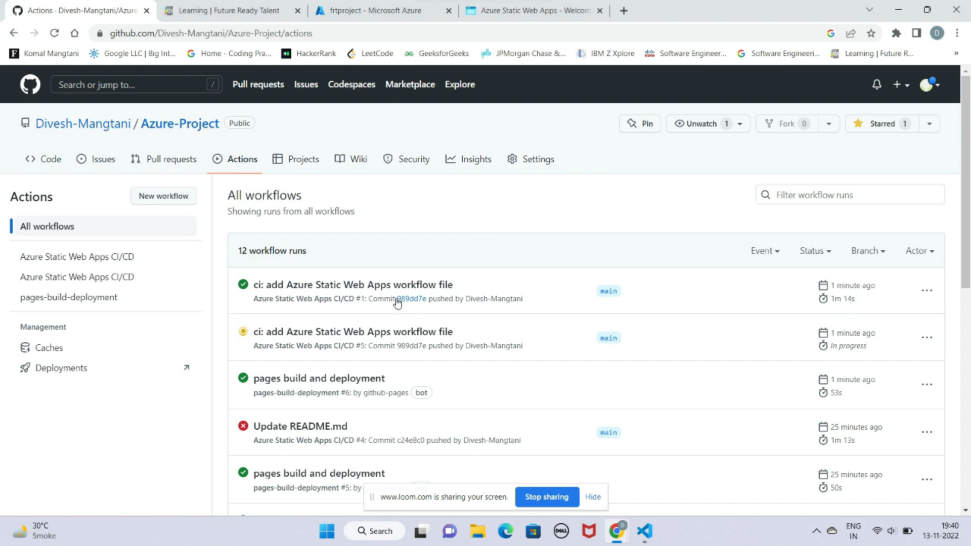 GitHub - Divesh-Mangtani/Azure-Project