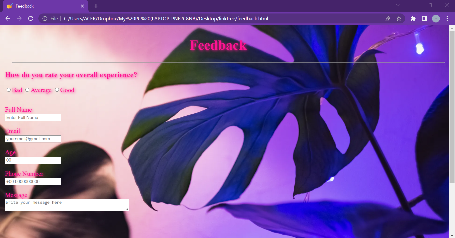 GitHub - akshayapius/College-Linktree