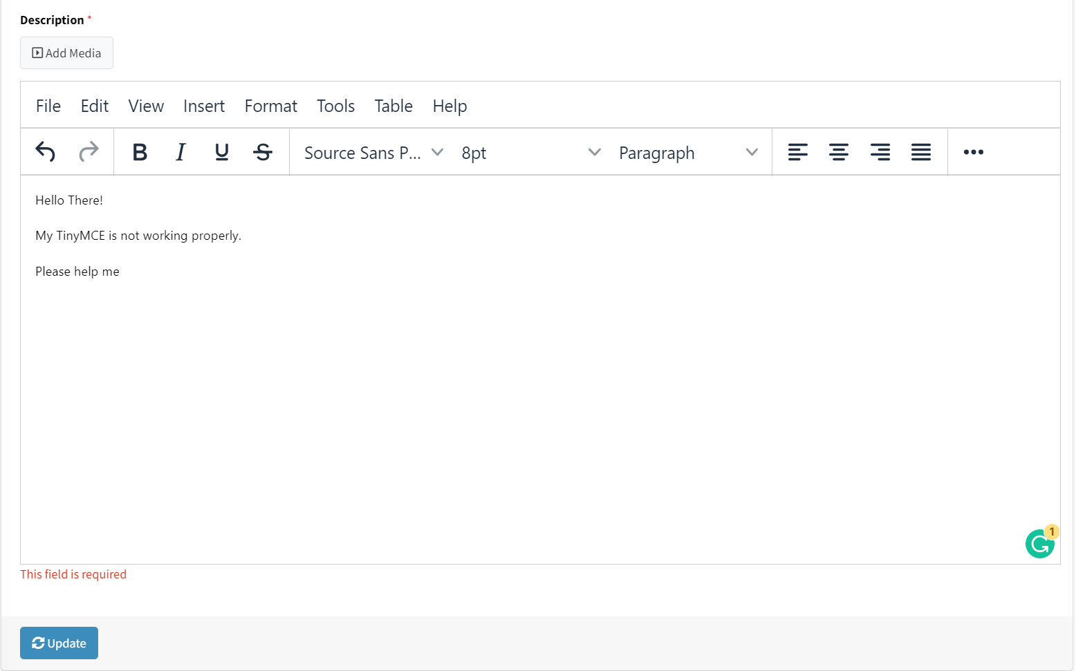 Same Paste Is Now Working In Tinymce · Issue 309 · Tinymce Tinymce Vue · Github