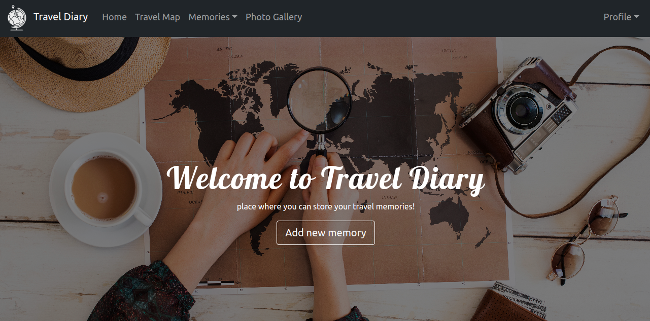 GitHub - Leszczynka/TravelDiary