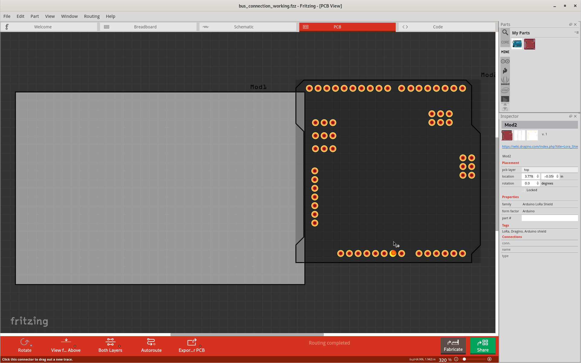 connections are not being followed through bus definitions across views · Issue #3678 · fritzing ...