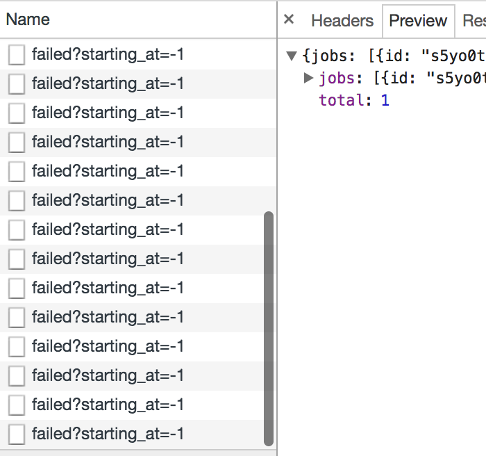 Failed jobs always show loading · Issue #153 · laravel/horizon · GitHub