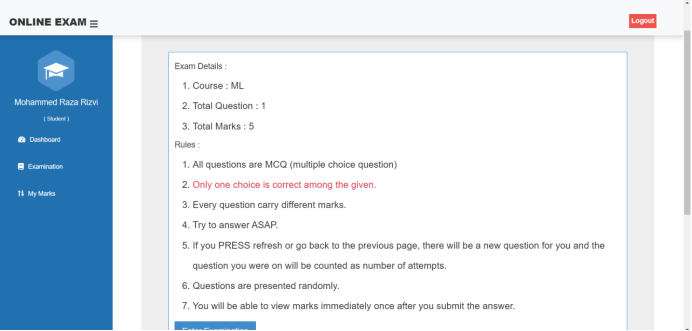 GitHub - mohd-raza/online-examination-portal: Project built using ... GitHub - mohd-raza/online-examination-portal: Project built using ...