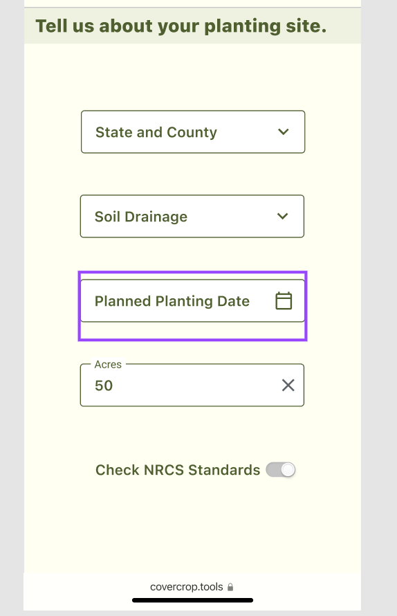 Content Container · Issue #19 · precision-sustainable-ag/dst-seedcalc · GitHub