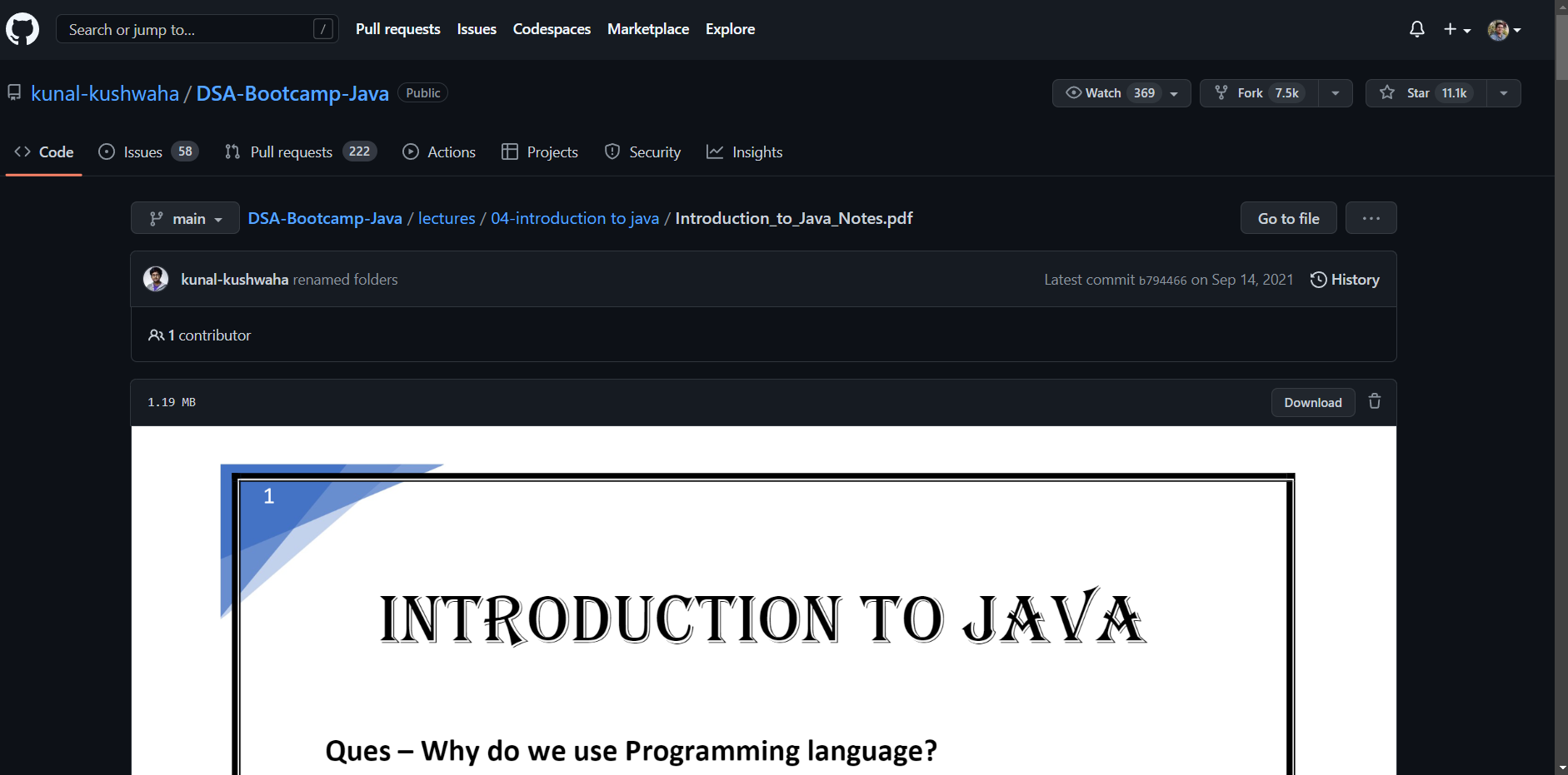 PDF unable to open · Issue #980 · kunal-kushwaha/DSA-Bootcamp-Java · GitHub