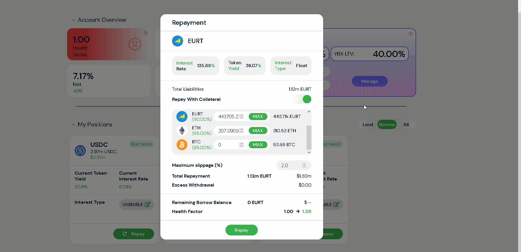 HF Calculation Issue with Repay activity, Probably Trigger Full ...