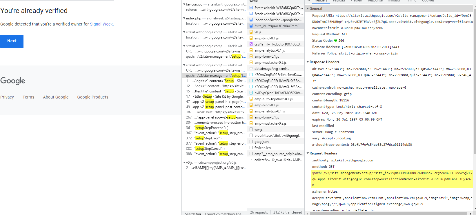 Users unable to complete setup due to Error: Bad Request: missing parameter: ‘code’ · Issue ...