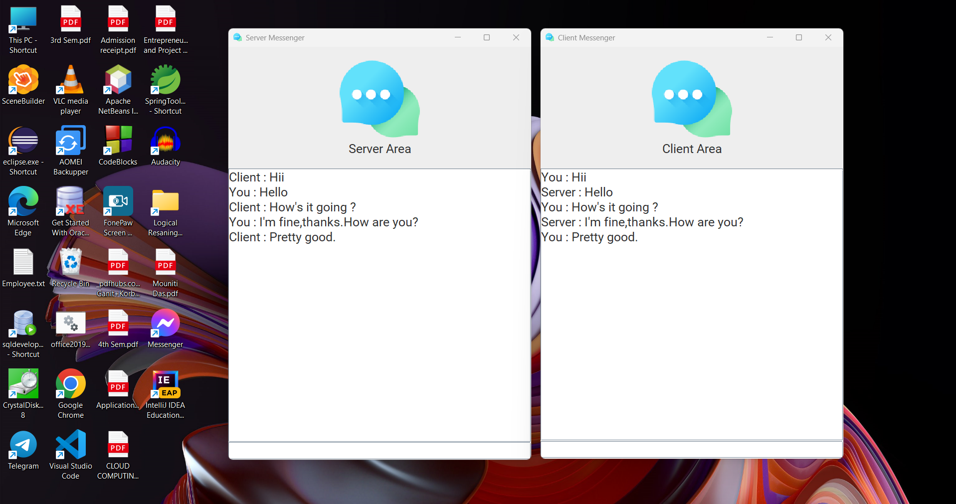 GitHub - Jayoti700/Chat-App: About Chat App made in Java is a program that allows two users to ...