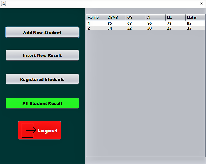 GitHub - TusharRB/Student-Result-Management-System: In this project I ...