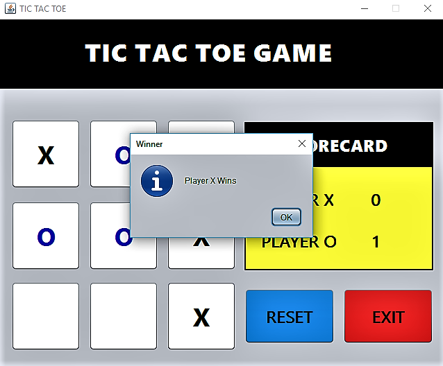 GitHub - TusharRB/TIC_TAC_TOE: This is Java swing window application where two players can play ...