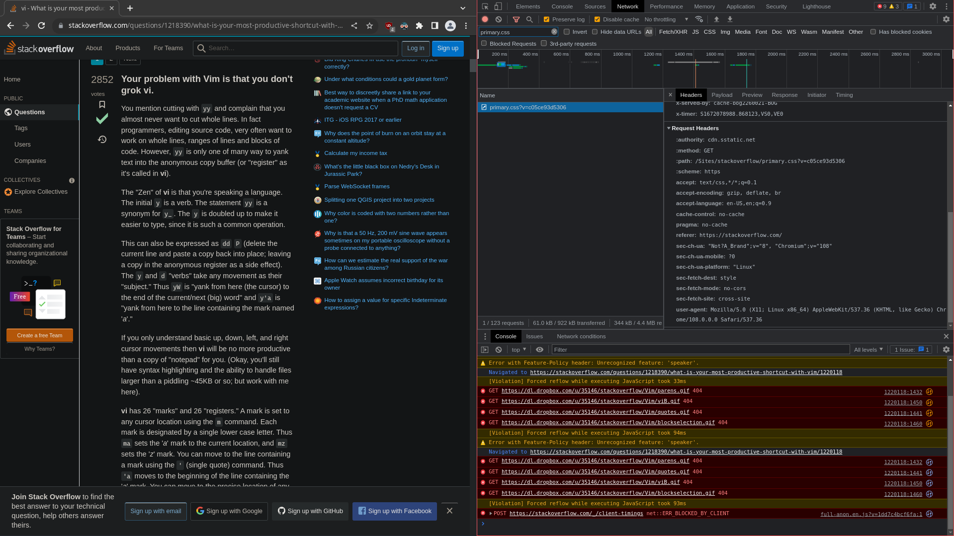 Darkreader works better with CORS disabled (upstream issue) · Issue #461 · Jelmerro/Vieb · GitHub