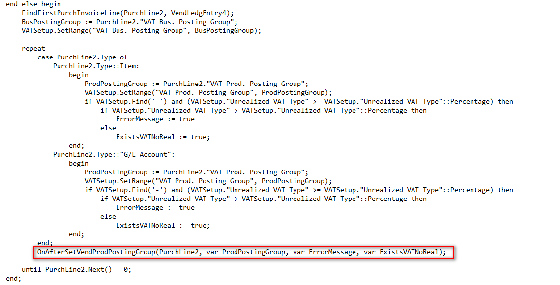 [Event Request] Codeunit 12 Gen. Jnl.-Post Line - OnAfterSetVendProdPostingGroup · Issue #14662 ...