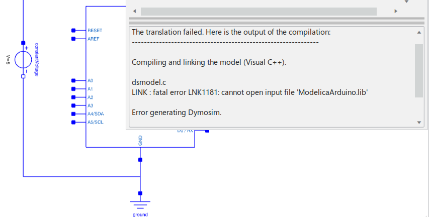 Compiler Issue · Issue 7 · Catia Systemsmodelica Arduino · Github