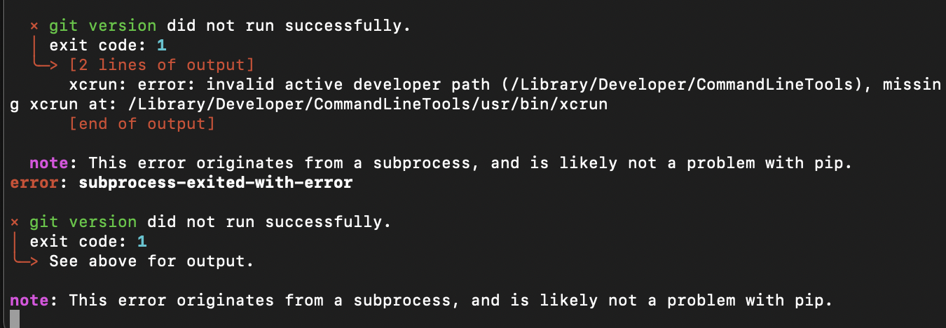 Error while installing dependencies MacOS M1 · Issue #109 · carson-katri/dream-textures · GitHub