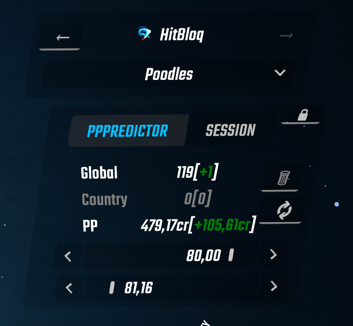 GitHub - no-1-noob/PPPredictor: See potential PP of selected map