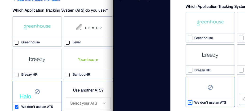 [RBC] Recruit - ATS checkbox is NOT centered · Issue #288 · venturehacks/halo · GitHub