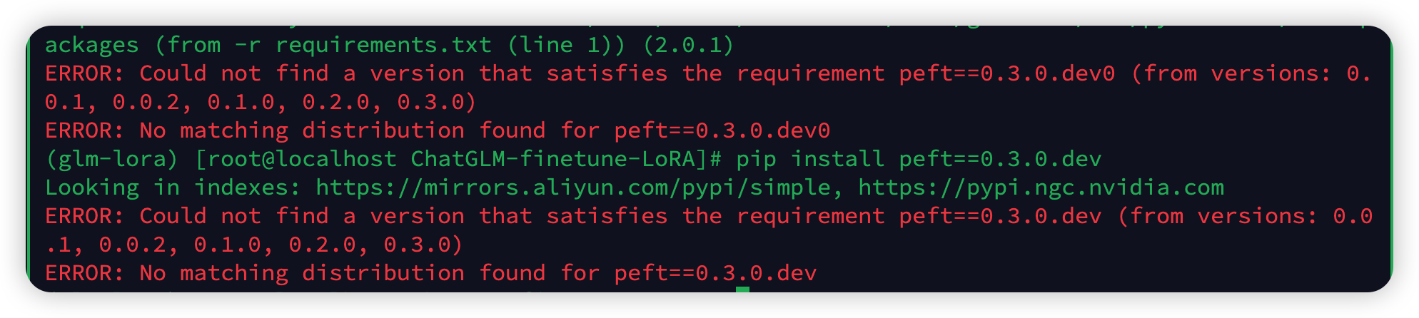 peft 0.3.0如何设置adapater_name · Issue #38 · lich99/ChatGLM-finetune-LoRA · GitHub