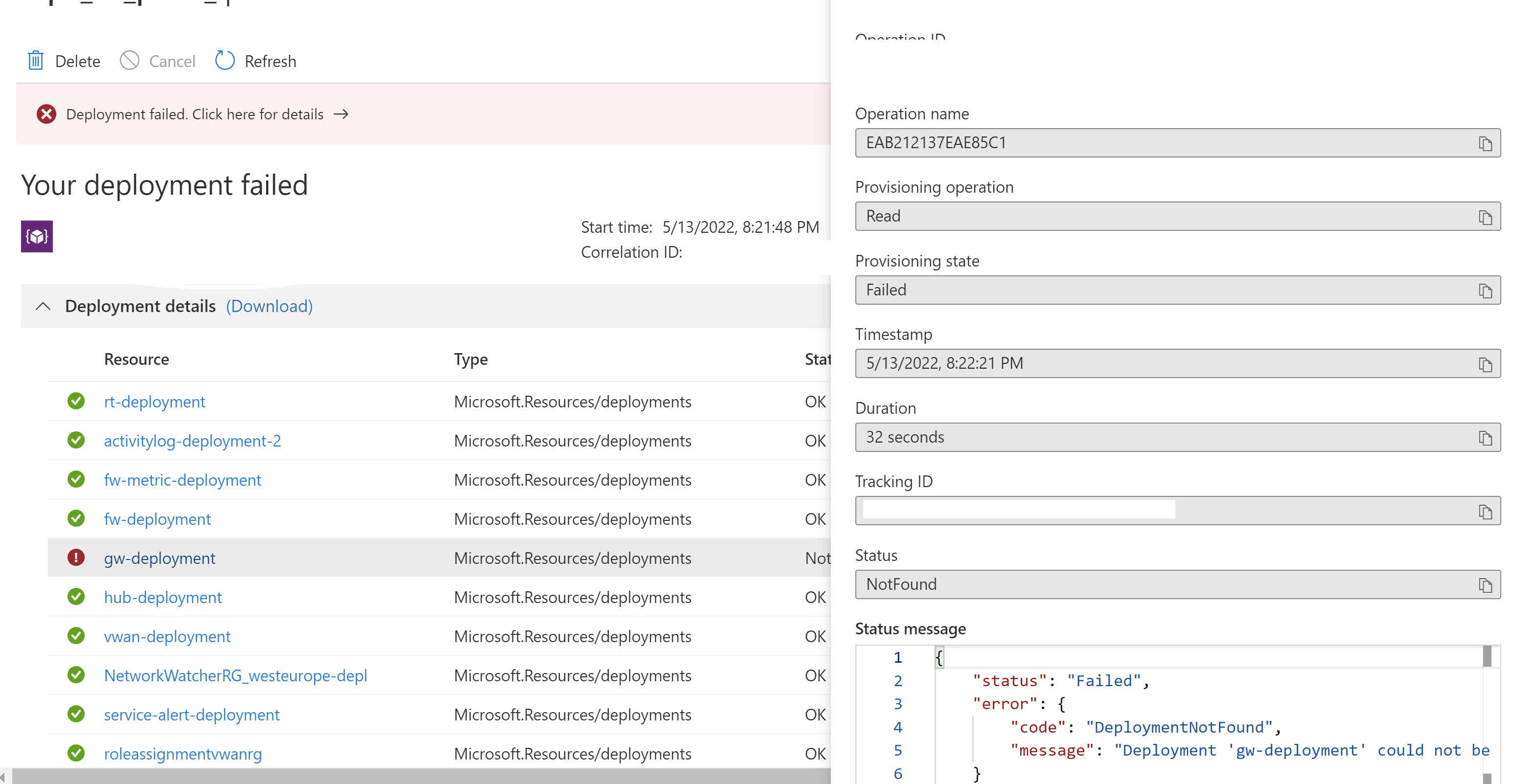Deployment Of Module Is Created Despite Being Conditionally False