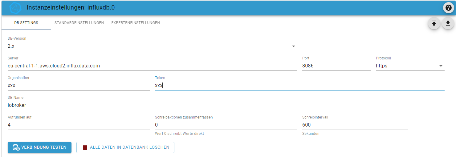 Could Not Connect To Influxdb Cloud Request Timed Out · Issue 175 · Iobroker Iobroker